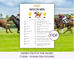 Printable Derby Match the Word Game – Cloudberry Stables