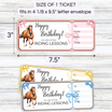 Horse Riding Ticket Template Printable – Cloudberry Stables