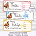Horse Riding Ticket Template Printable – Cloudberry Stables