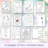 Printable Horse Coloring Pages and Horse Activities for Kids -Spring t ...