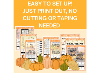 Printable Escape Room game for kids -Trot into Thanksgiving ...