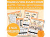Printable Escape Room game for kids -Trot into Thanksgiving ...
